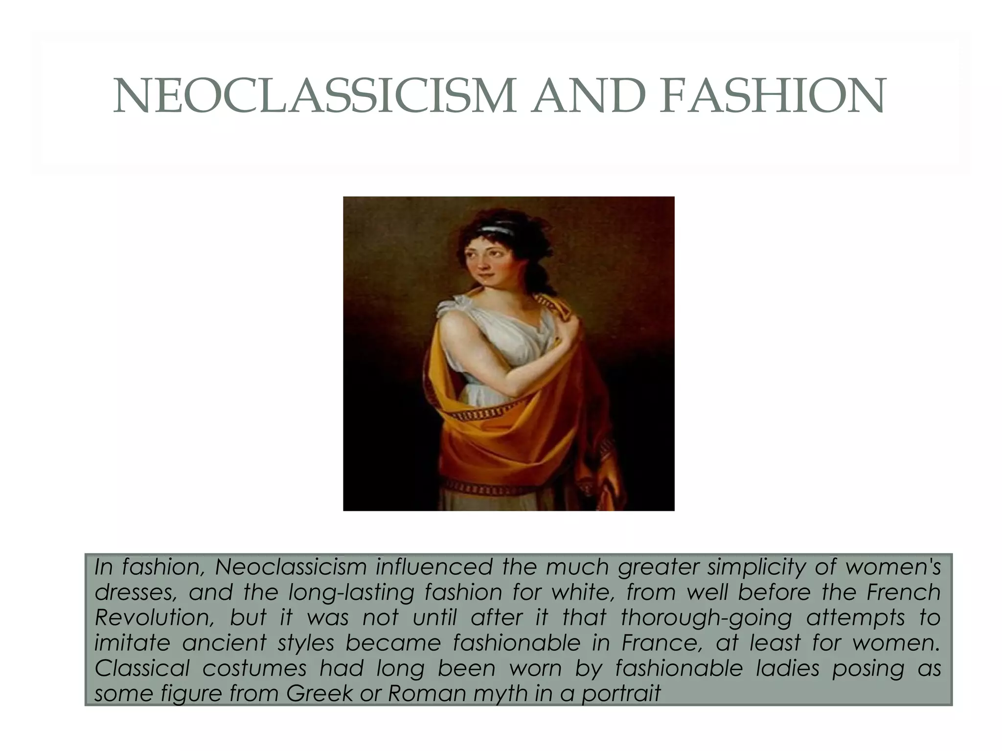 Neo Classicism | PPT