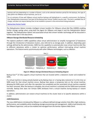 WHITE PAPER Protecting VMware Environments with Backup Exec 15 | PDF