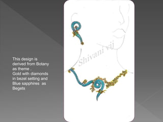 Jewelry Design Portfolio by Shivani Vij | PPTX