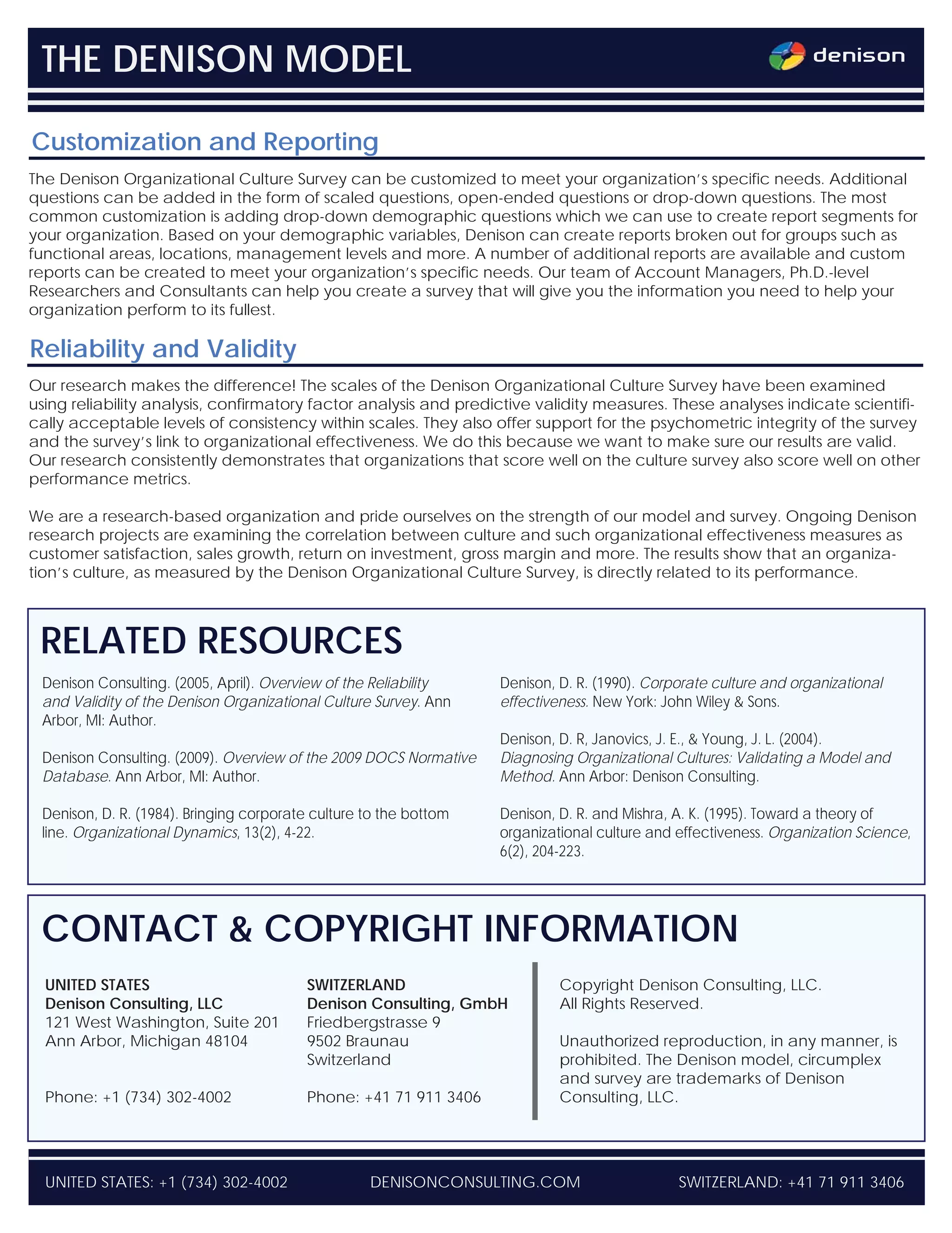 New Branding denison_model_overview | PDF