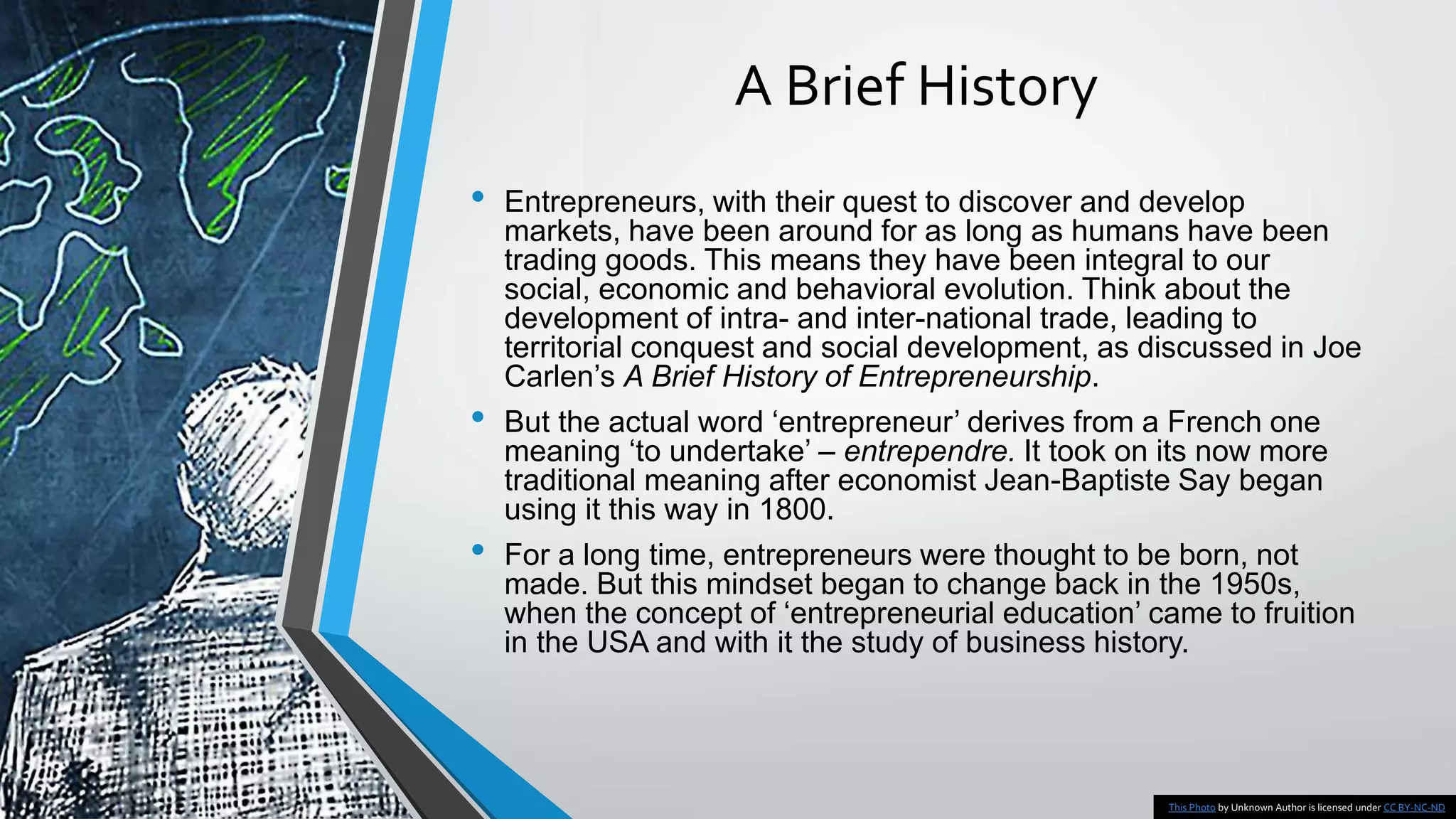 Evolution of Entrepreneurship over decades | PPTX | Business | Business ...
