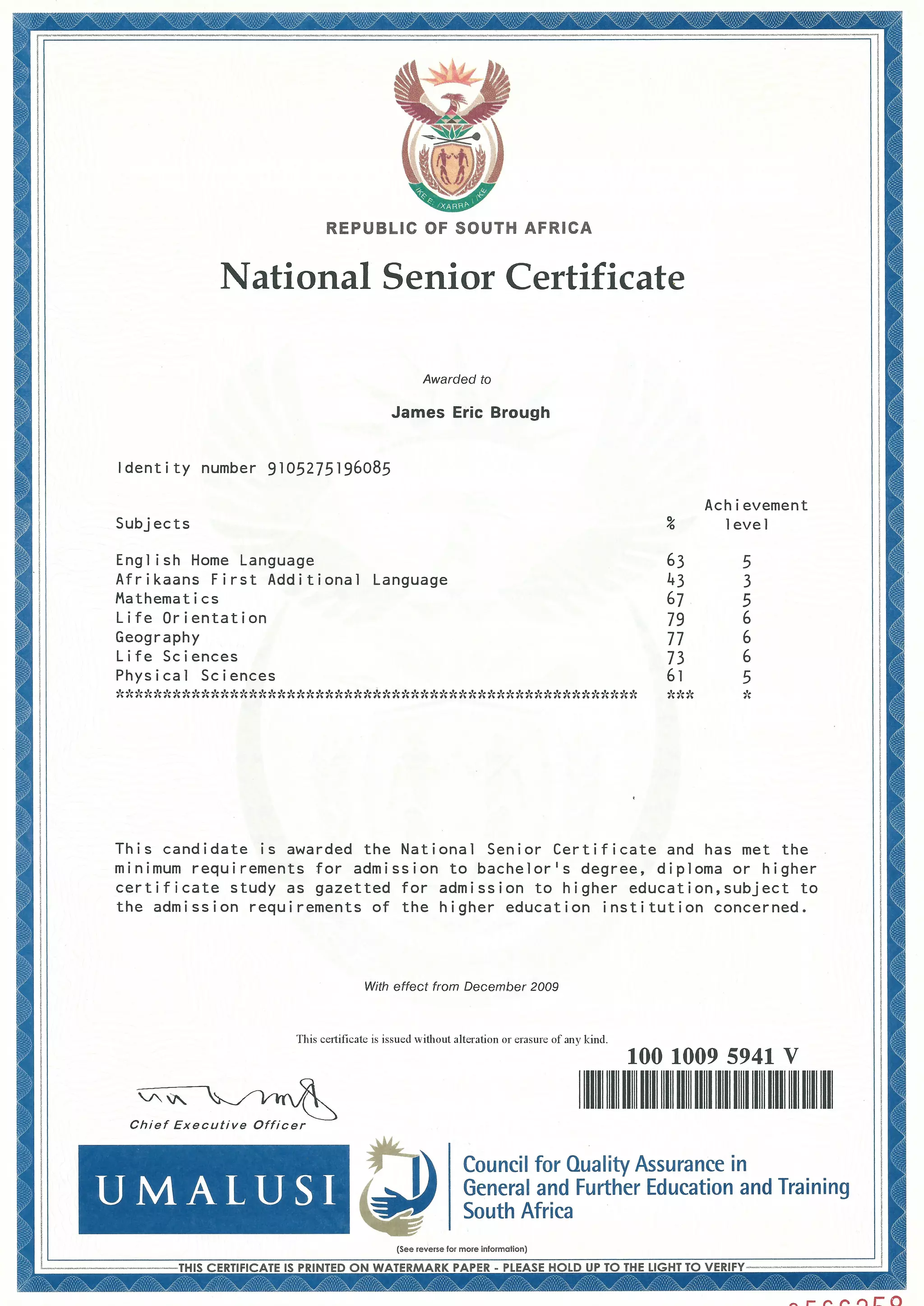 National Senior Certificate_Scan | PDF
