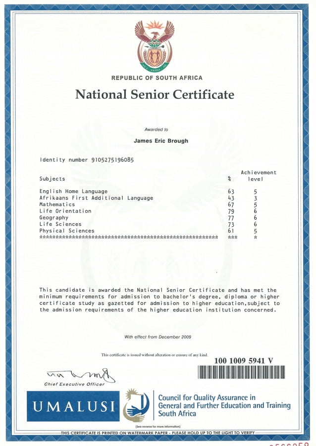 National Senior Certificate_Scan | PDF
