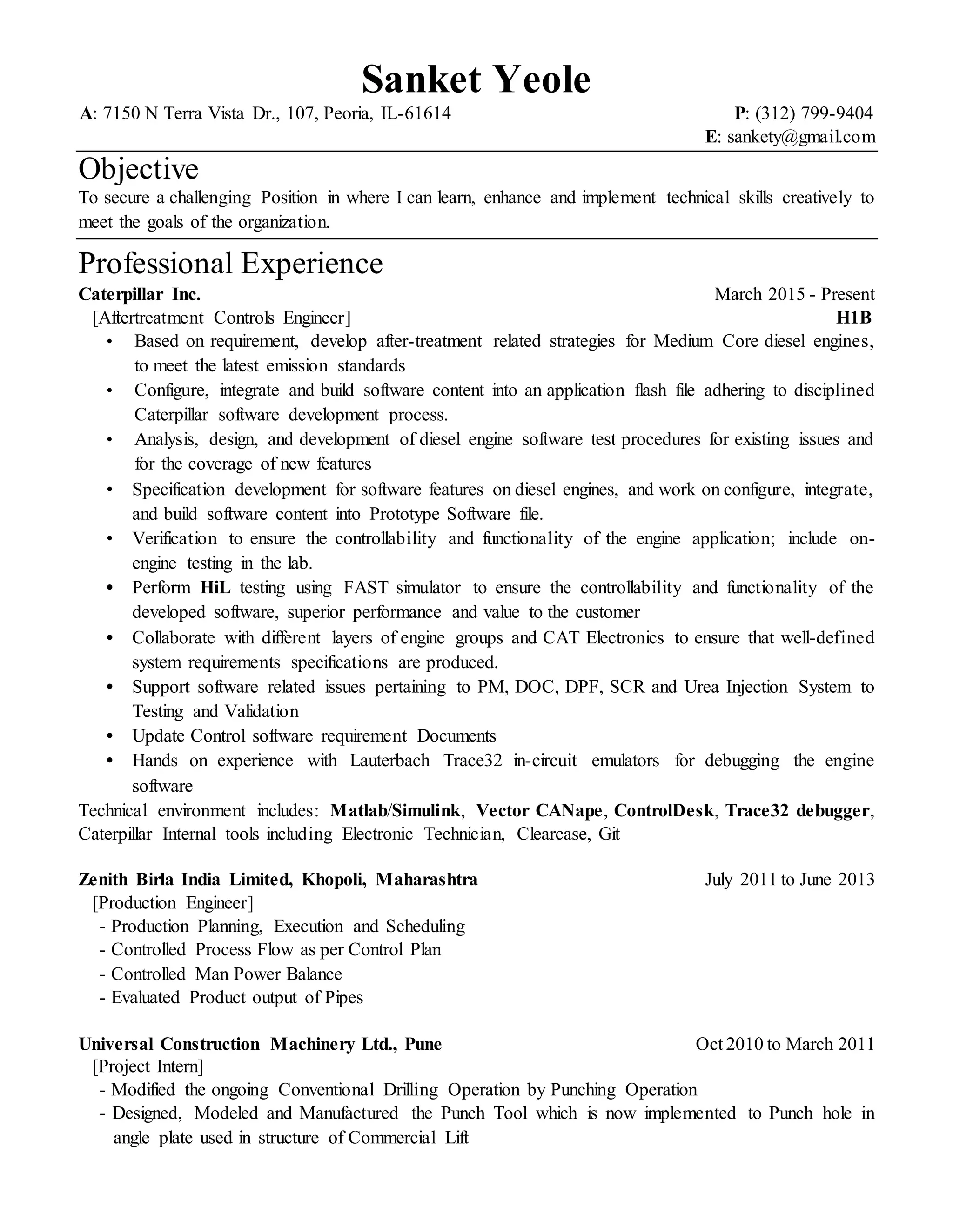 Resume_Sanket_Yeole | DOCX