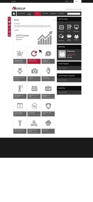 intranet wireframe-v5 | PDF
