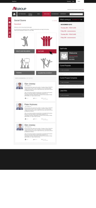 intranet wireframe-v5 | PDF