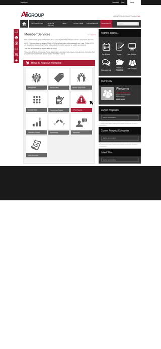 intranet wireframe-v5 | PDF