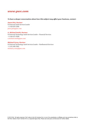 PwC Transforming Internal Audit to Drive Digital Value | PDF