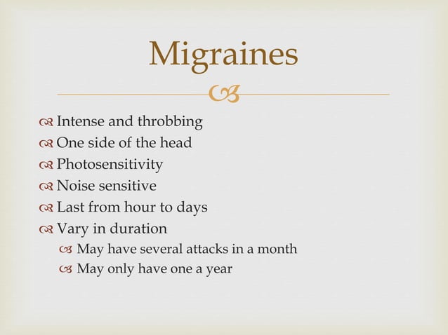 Headaches! Migraines! | PPT