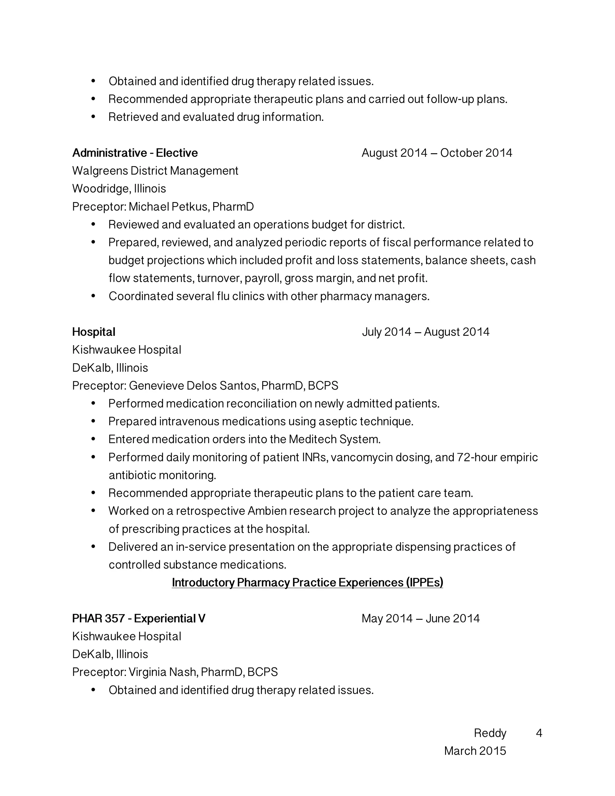 CV - updated Kris G. Reddy | PDF