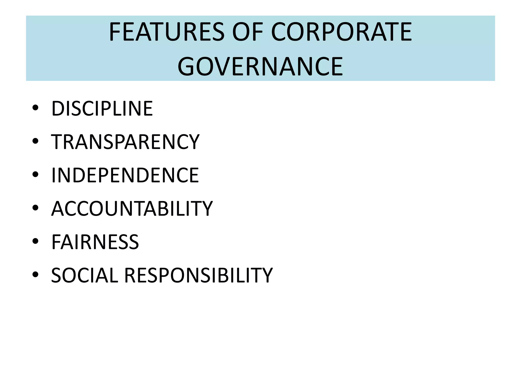 CORPORATE GOVERNANCE IN INDIA | PPTX