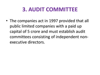 CORPORATE GOVERNANCE IN INDIA | PPTX
