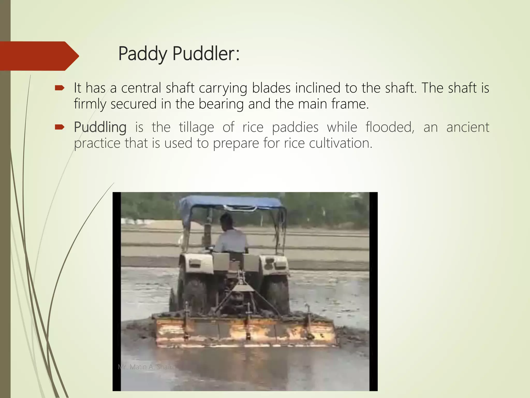 Primary Tillage Equipments | PPTX