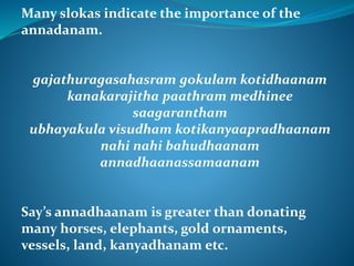 annadanam (1) | PPSX