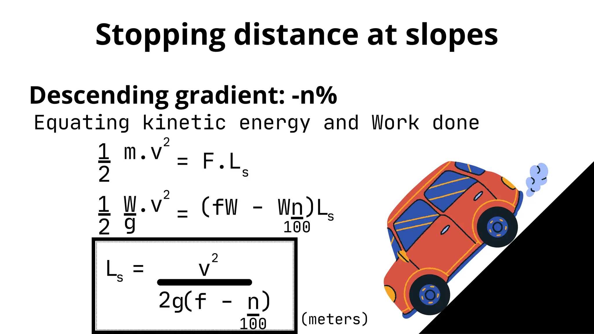 Derivation of SSD, ISD, and OSD - Transportation Engineering | PDF