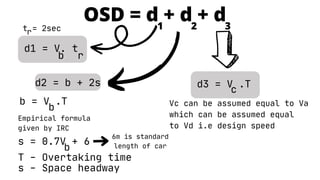 Derivation of SSD, ISD, and OSD - Transportation Engineering | PDF