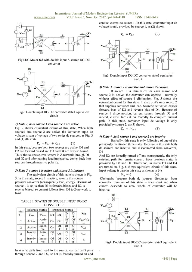 DC Motor Fed with Double Input Z-Source DC-DC Converter | PDF | Internet of Things | Internet