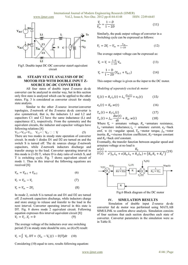 DC Motor Fed with Double Input Z-Source DC-DC Converter | PDF | Internet of Things | Internet