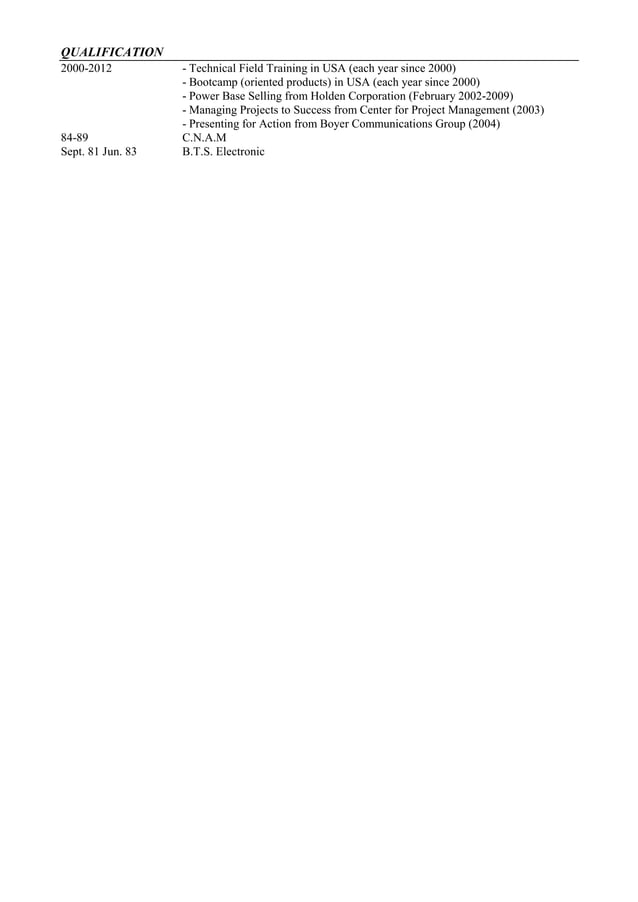 New CV LH English | PDF