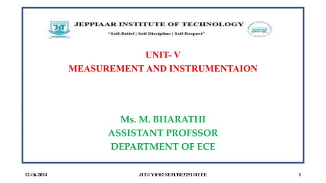 Basic electronics electrical and engineering unit 5 notes | PPTX ...