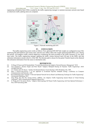 An Efficient System for Traffic Control in Networks Using Virtual Routing Topologies | PDF