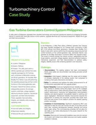 Gas Turbine Generators Control System Philippines | PDF