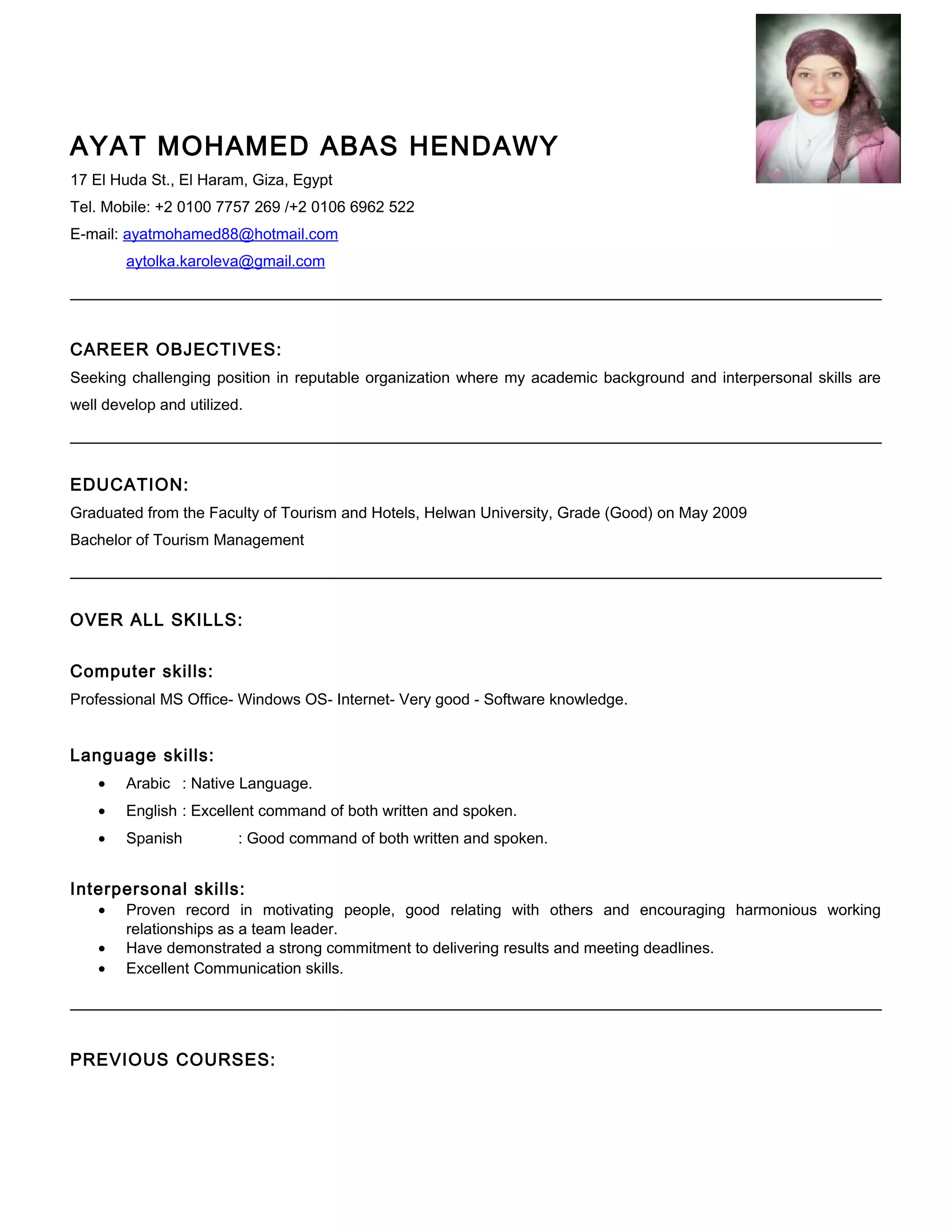 Ayat CV 6jan16 | DOC