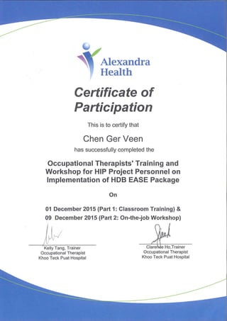 Workshop for HIP Project Personnel | PDF