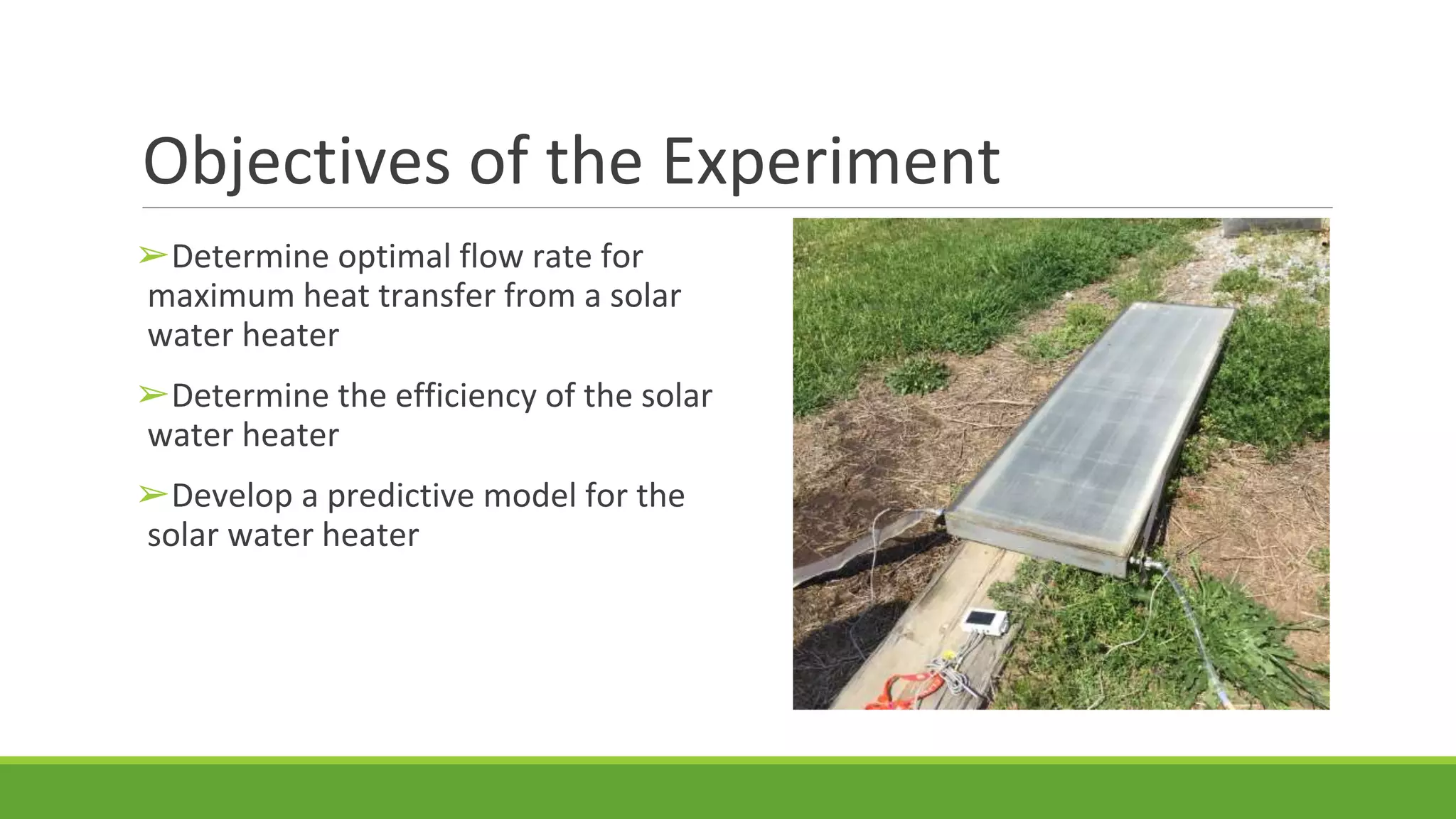 Solar Water Heater Project | PPTX