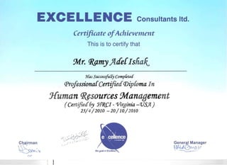 HR Certifcate | PDF