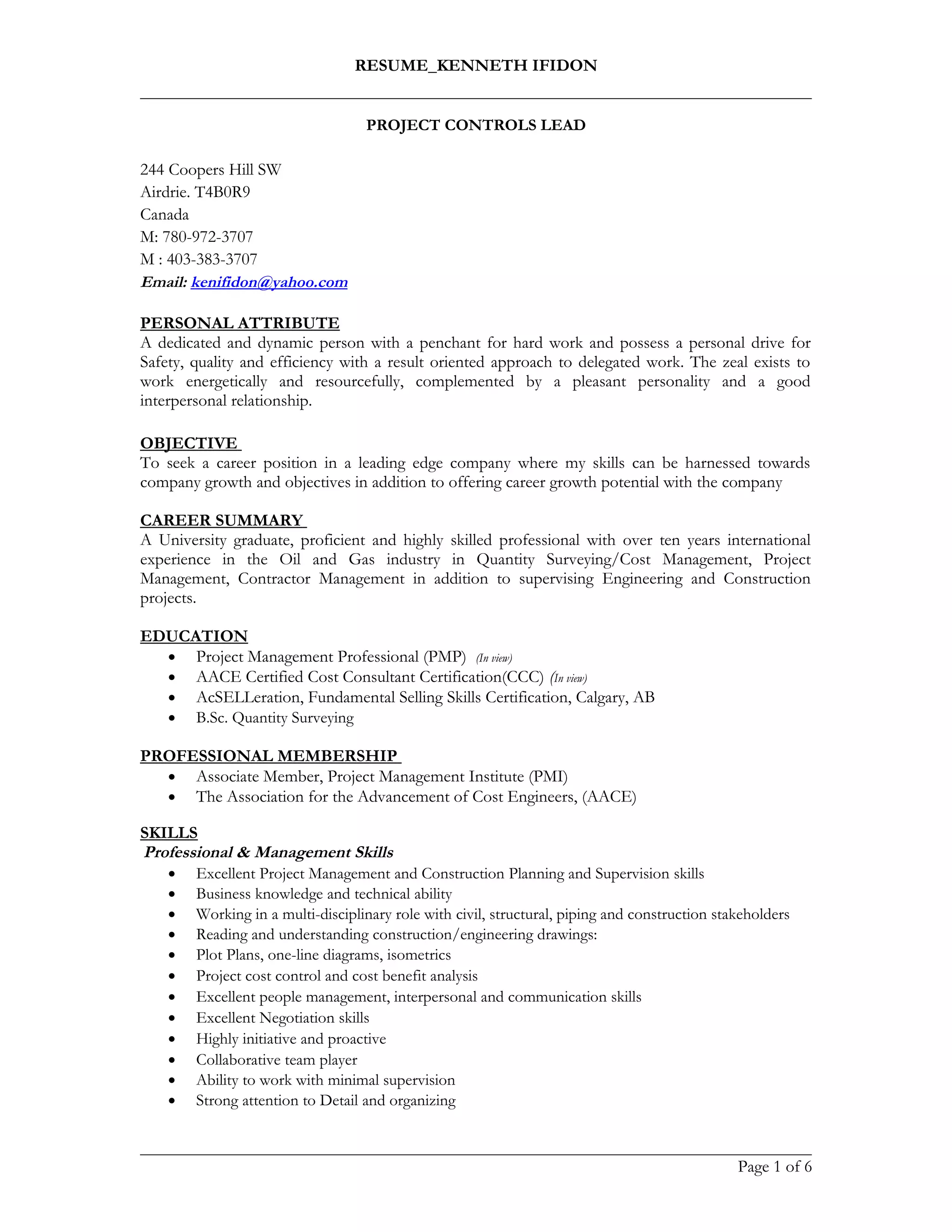 Ken's_Resume_April 2015 r2 | PDF