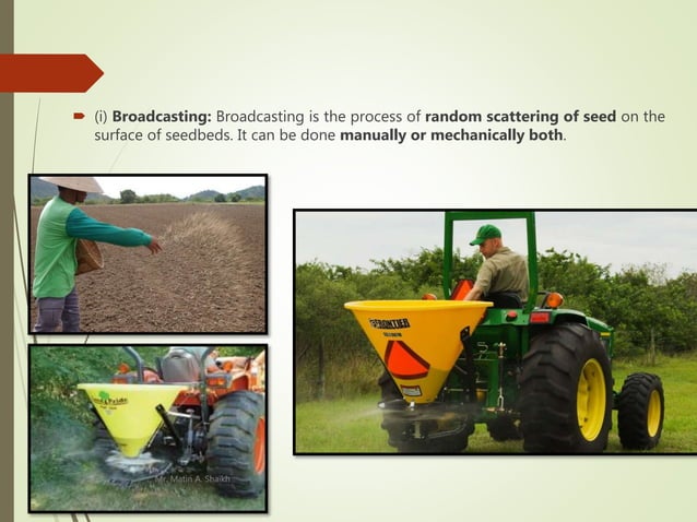 Sowing Planting and Fertilizer Application Equipment | PPTX | Agriculture | Industries