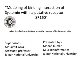systemin receptor | PPTX