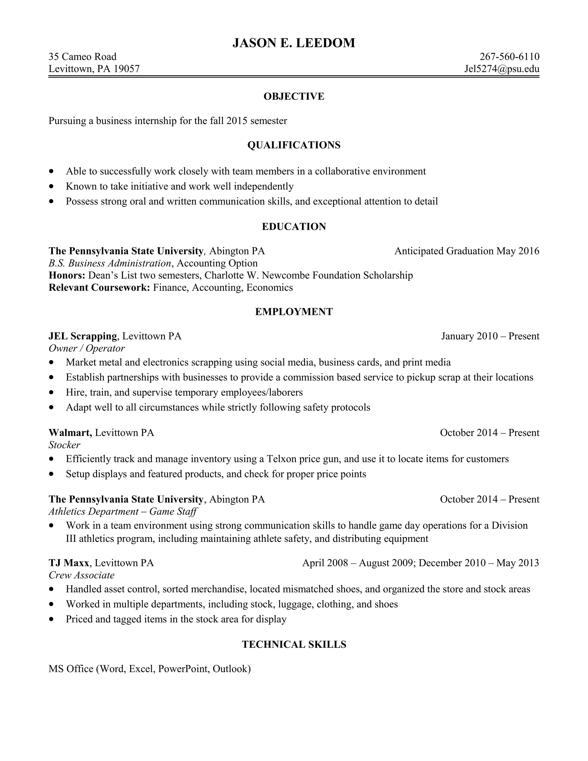 Leedom, Jason revised | PDF