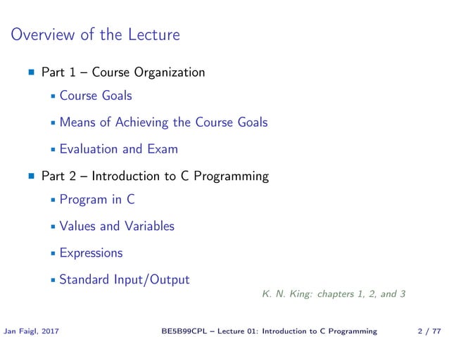 C program handouts | PDF