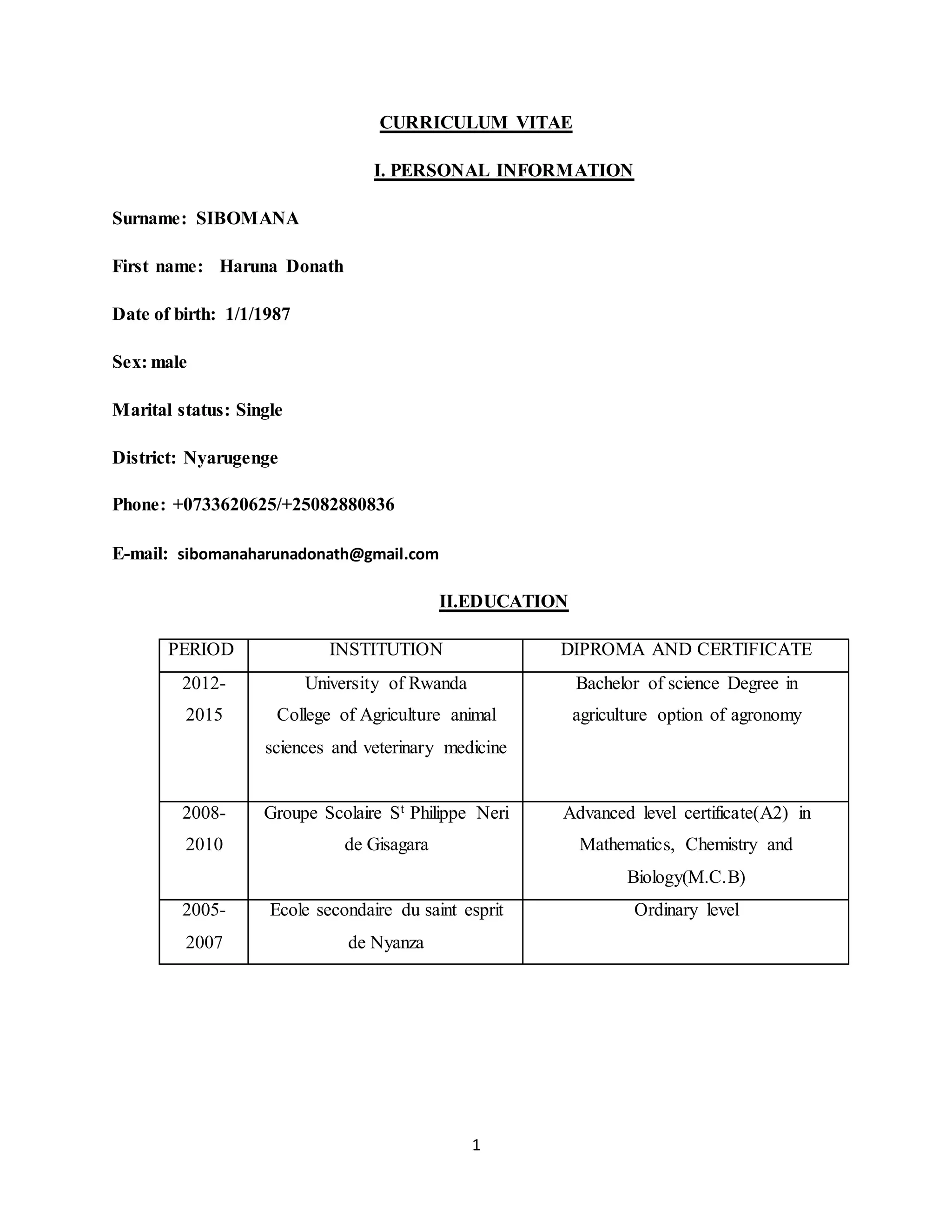 CORRECT CV (1) | DOCX