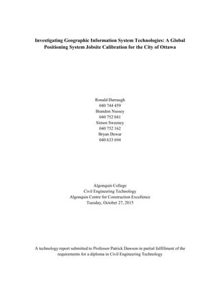 Investigating Geographic Information System Technologies A Global ...