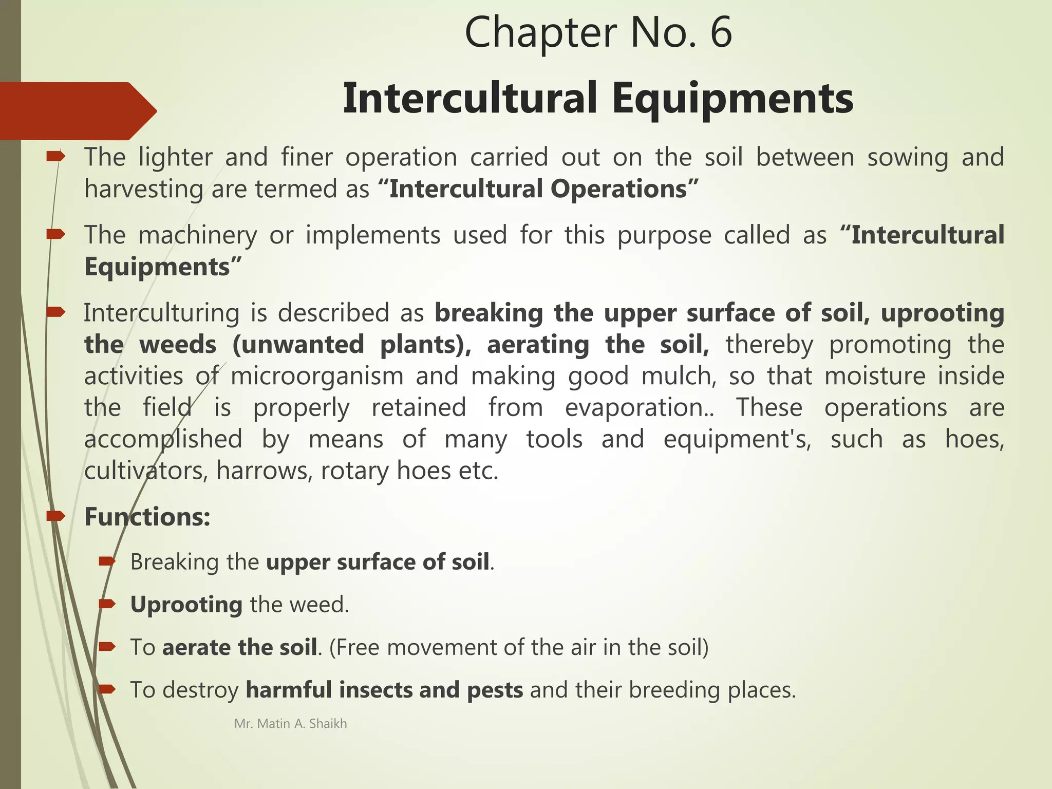 Intercultural Equipments | PPTX
