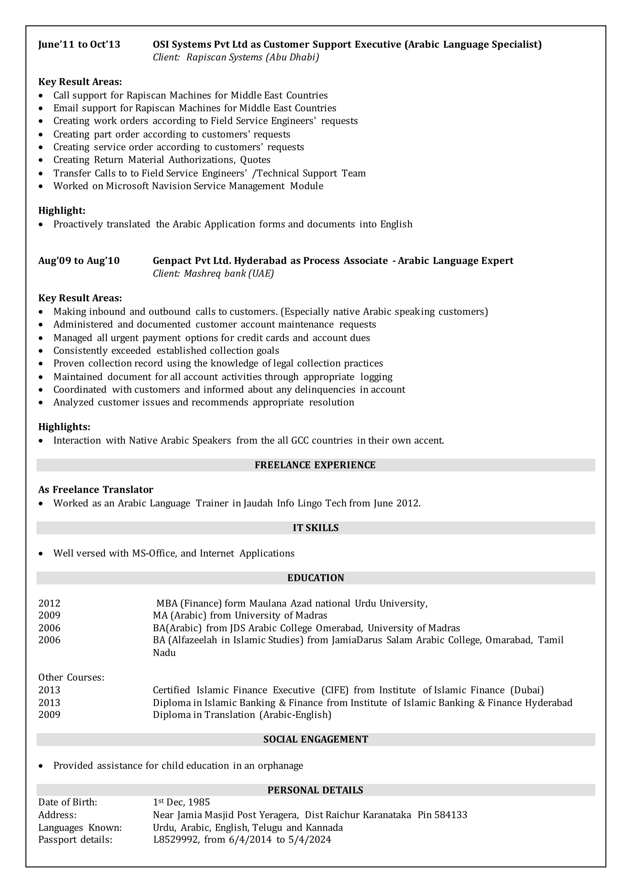 Resume | PDF