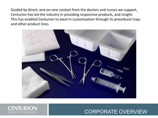 Centurion Corporate Overview_windows | PPTX | First Aid | Injuries