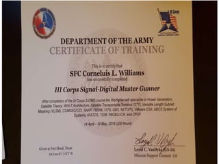 Signal Digital Master Gunner course overview | PPT