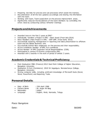 Sajjad Resume