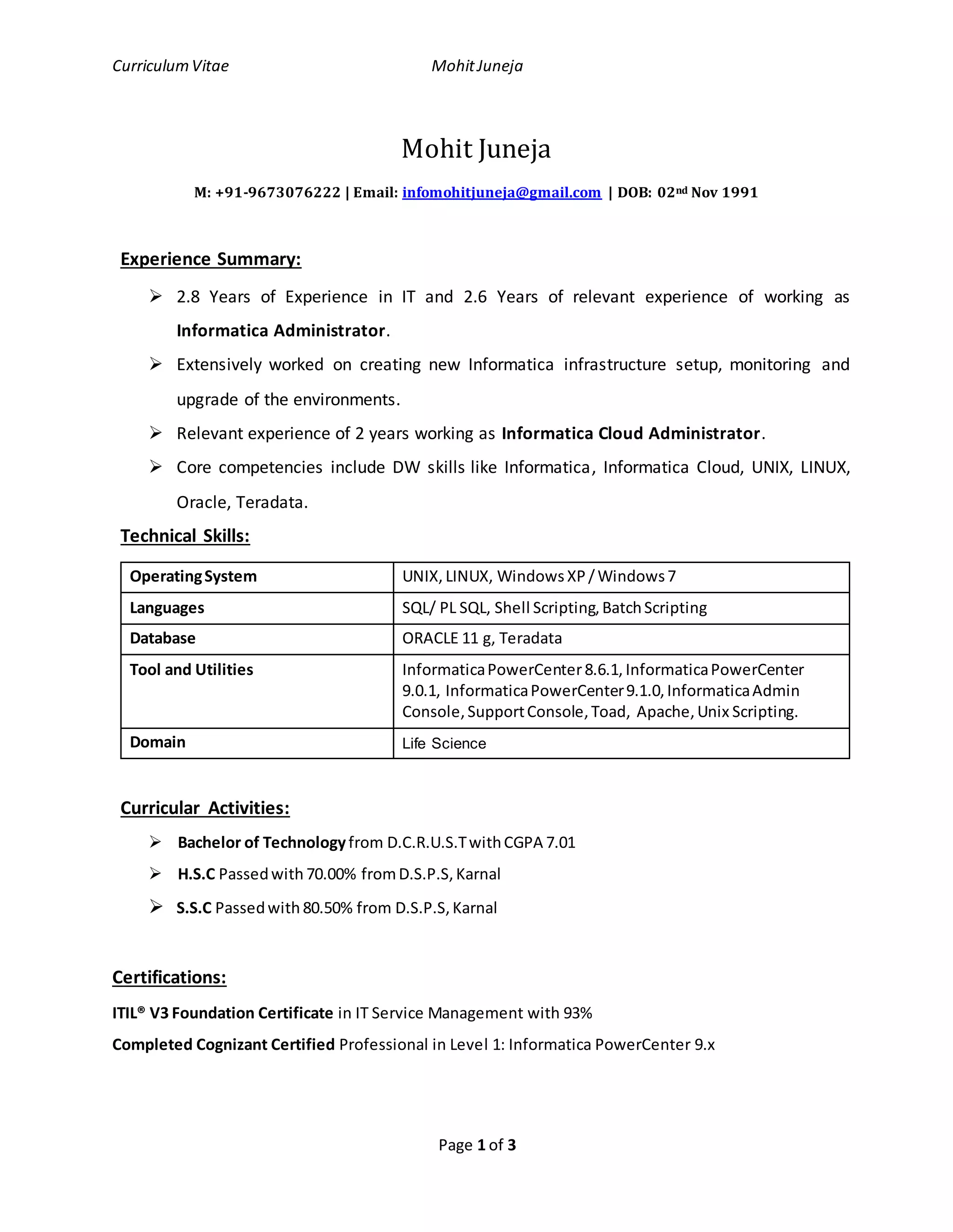 Mohit_Resume (1) | DOCX