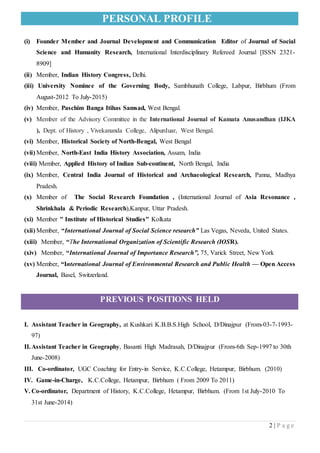 PROFILE OF kartick(UGC-UPDATE) | DOCX