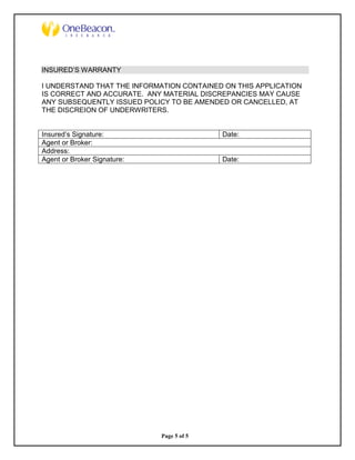 motor_truck_cargo_applicationonebeacon | PDF | Motor Insurance | Insurance