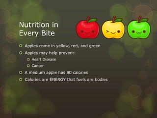 Apples Presentation | PPT