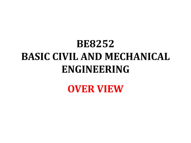 Be8252 bcbm overview | PPT