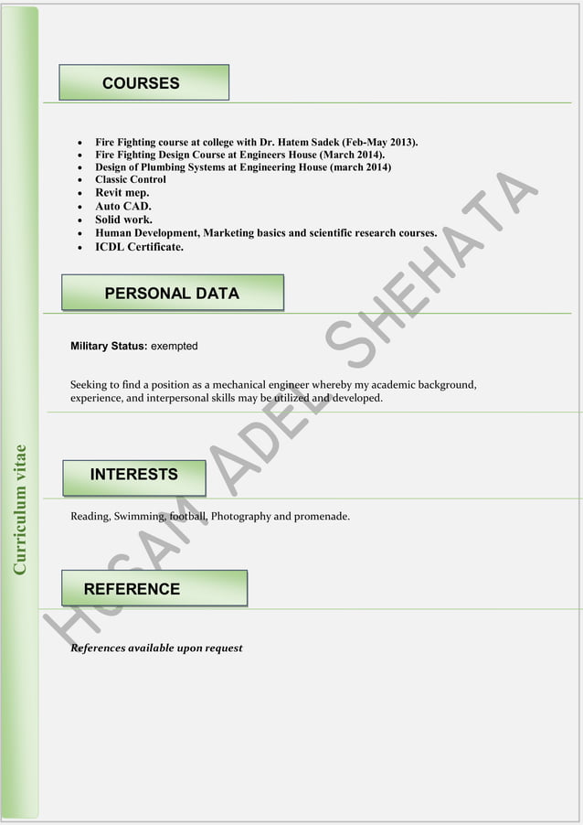 HOSAM ADEL CV) | PDF