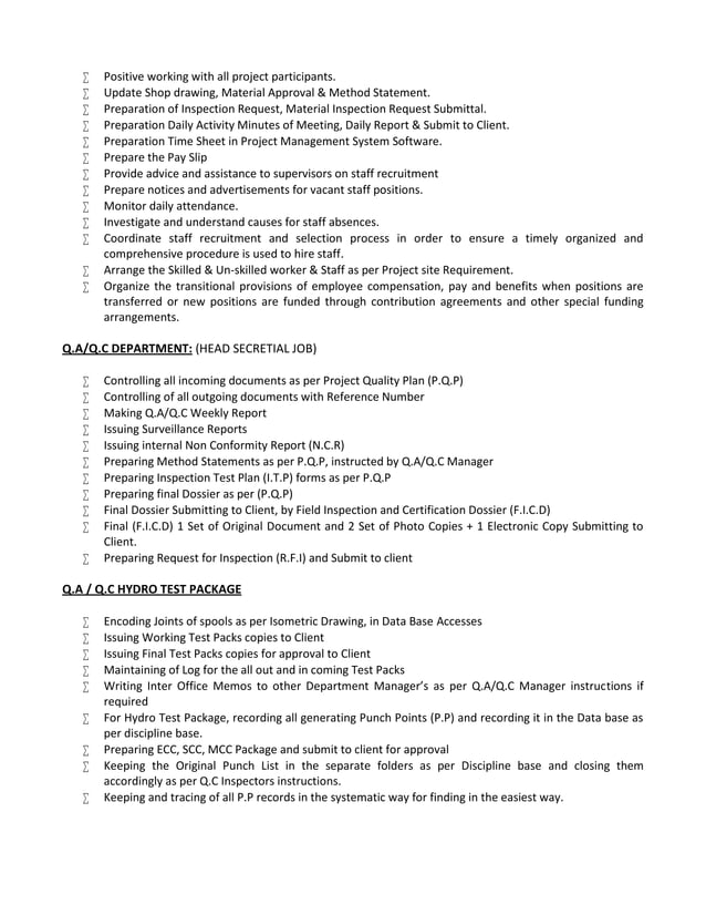 Muhammad Shamim up date CV 30-11-2015 | PDF
