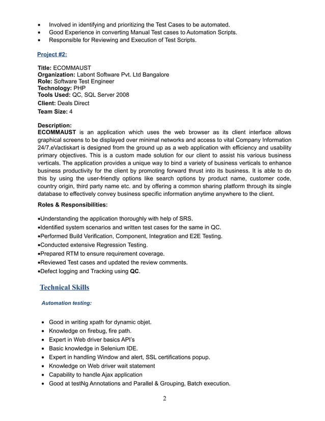 Sakar Patnaik15testingmanualautomationselenium Pdf 